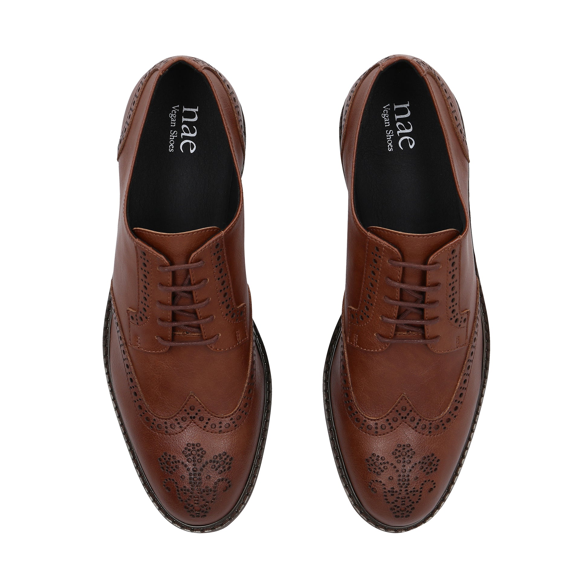 Gael Brown Vegan Derby Shoes | Men’s Vegan Shoes Made in Portugal – NAE ...