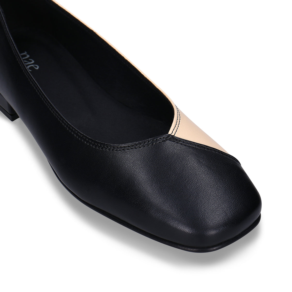 PAM Vegan Ballerina Flats - Stylish & Comfortable - Black & Bege – NAE ...
