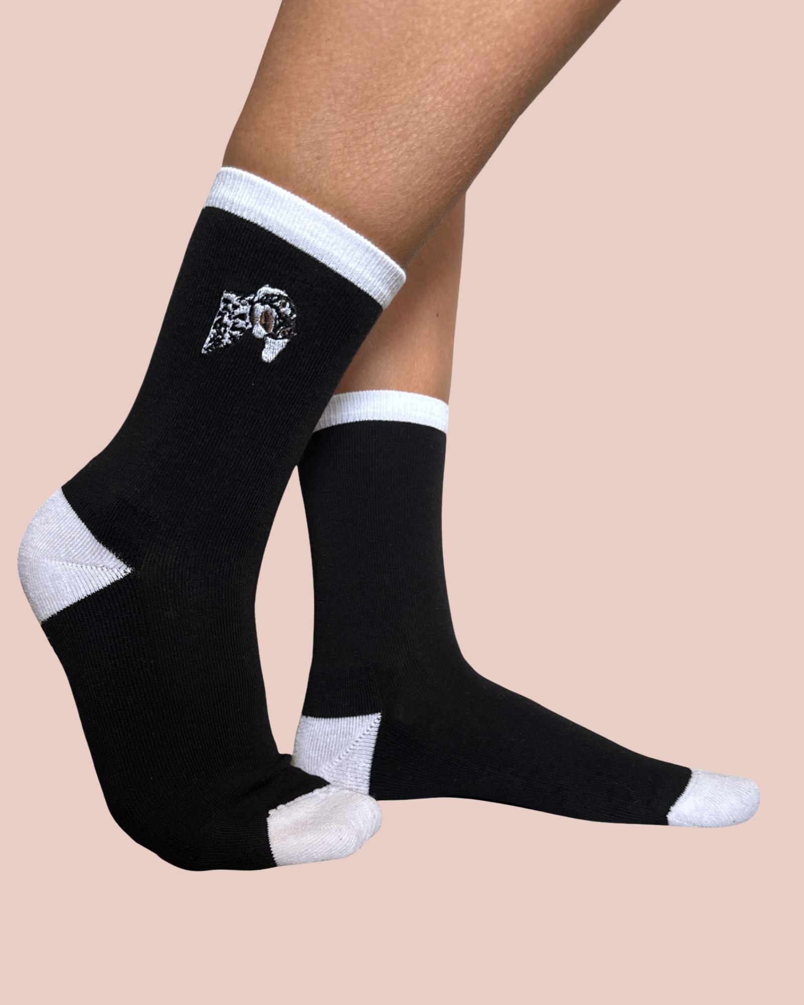 Black Doggie Socks – Organic Cotton Dalmatian Socks Made in Portugal ...