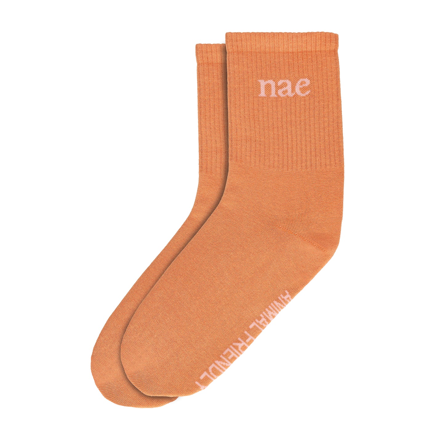 Orange Organic Cotton Socks – Vegan & Stylish – NAE Vegan Shoes